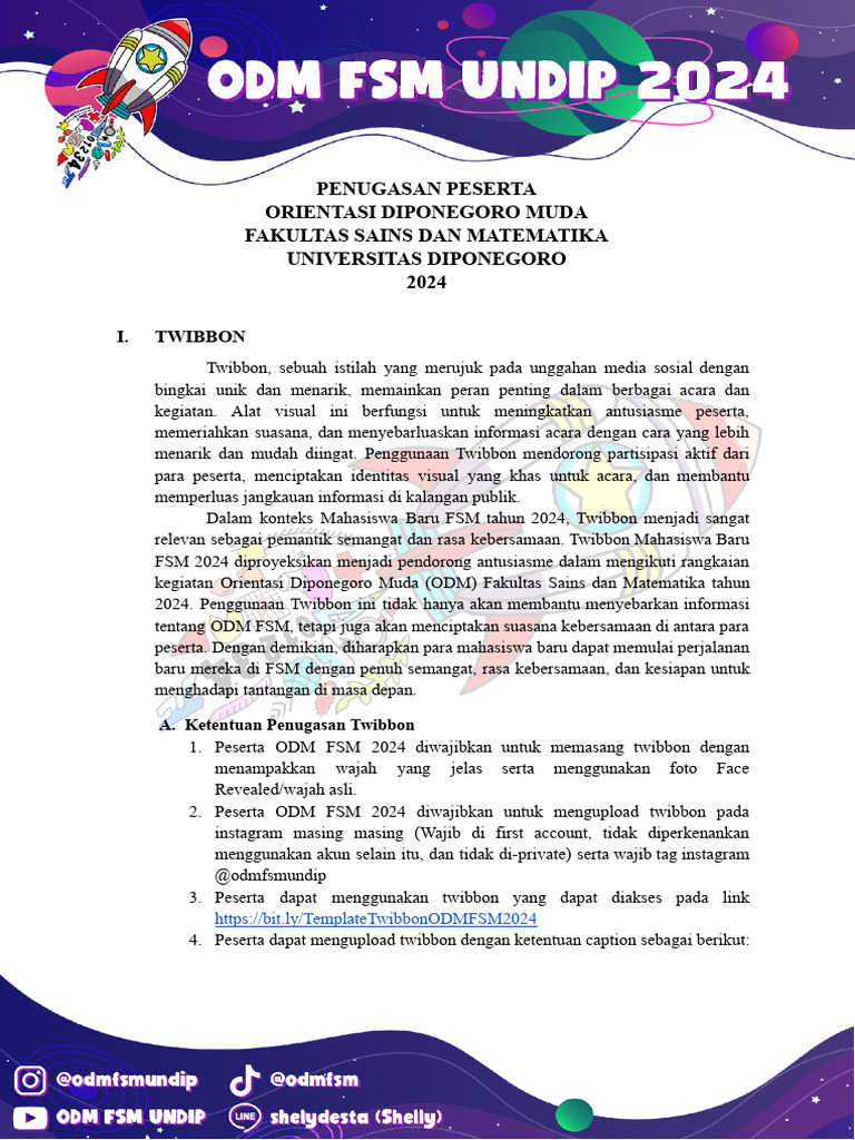 Buku Penugasan Odm FSM 2024 | PDF