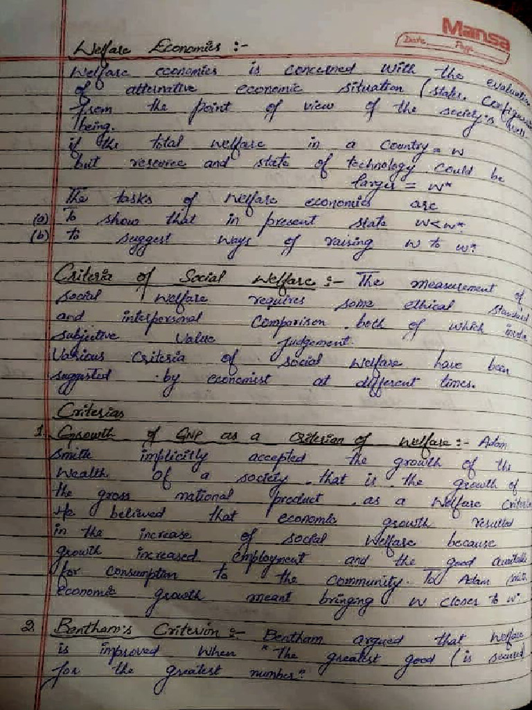 Welfare economics | PDF