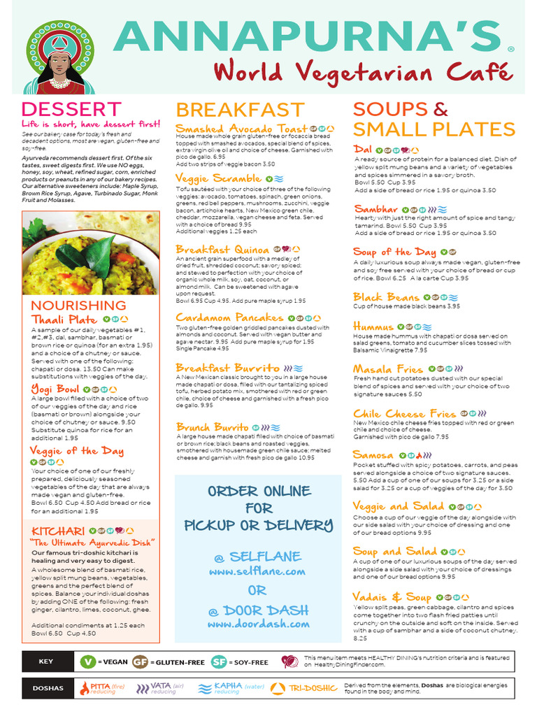 Annapurna Menu 2021 v2 | PDF