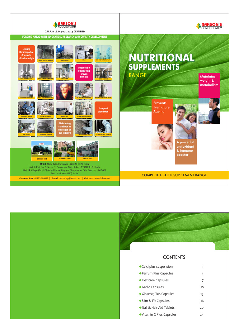 Nutritional Supplement 2 | PDF