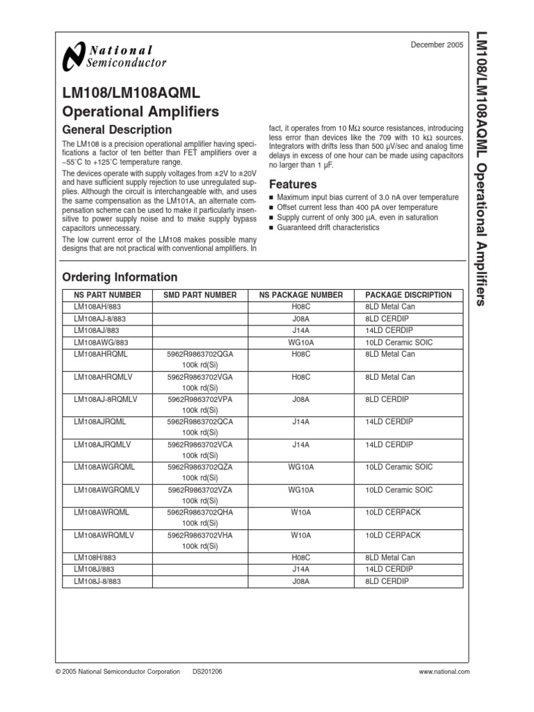 LM108 | PDF