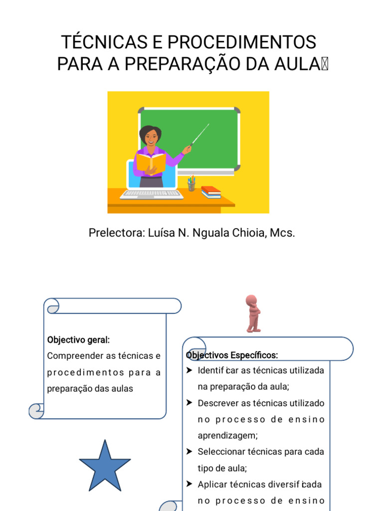 Técnicas e Procedimentos para Preparar Aulas | PDF