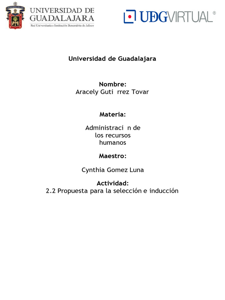 Universidad de Guadalajara | PDF