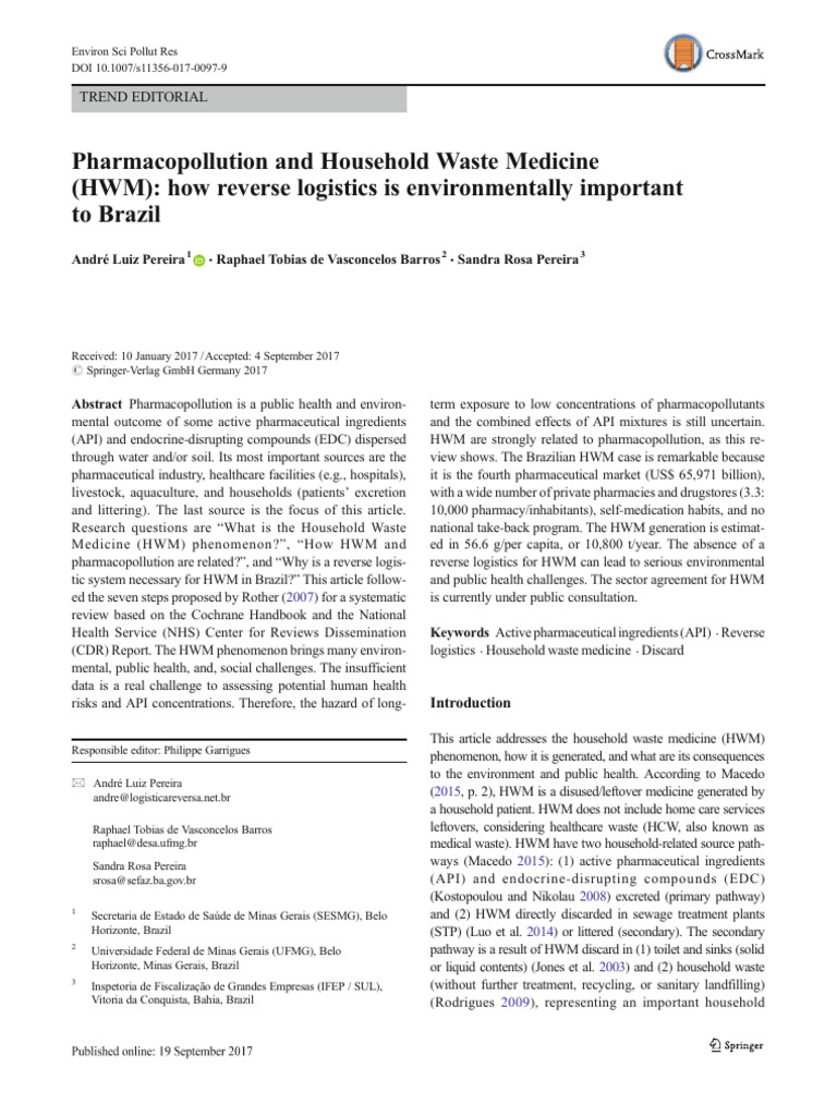 Environmental Science and Pollution Research.s11356-017-0097-9 | PDF