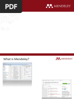 Introduction to Mendeley Guide | PDF | Portable Document Format | Application Software