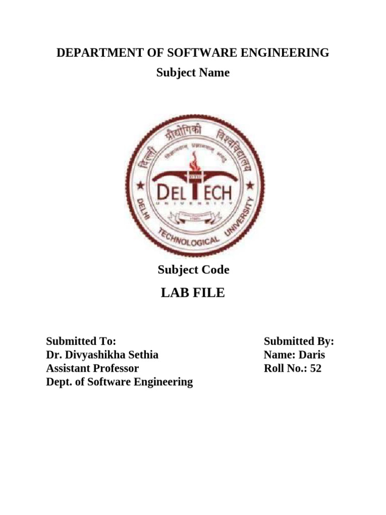 Front Cover and Index Format | PDF