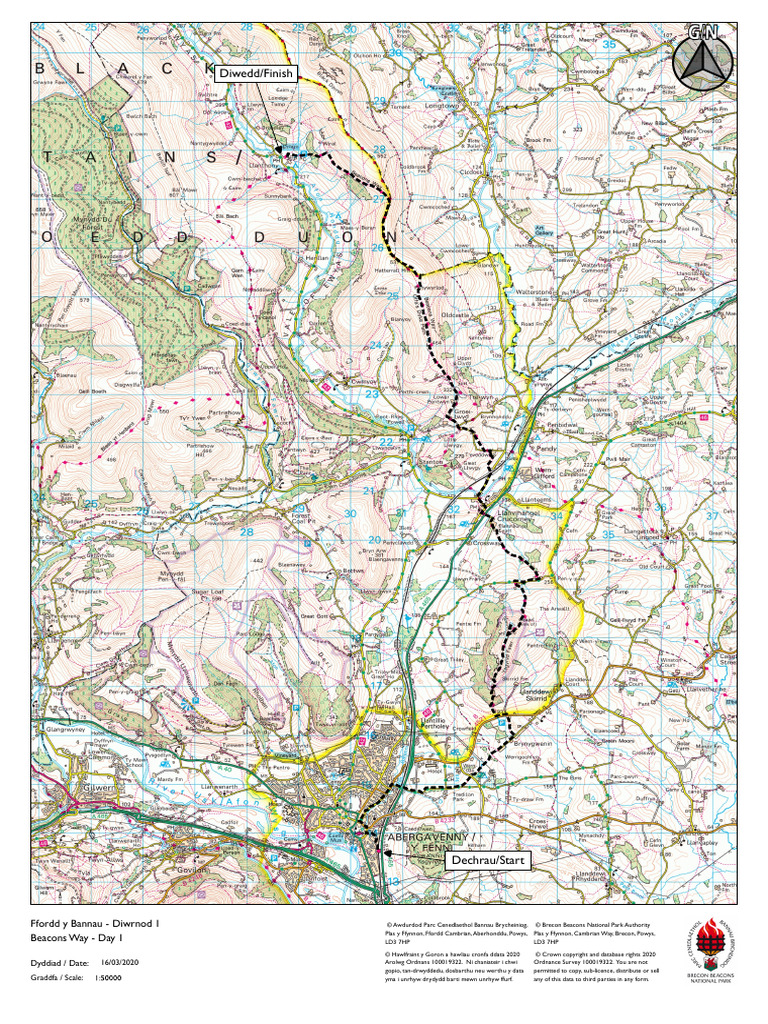 Beacons Way Day 1 | PDF
