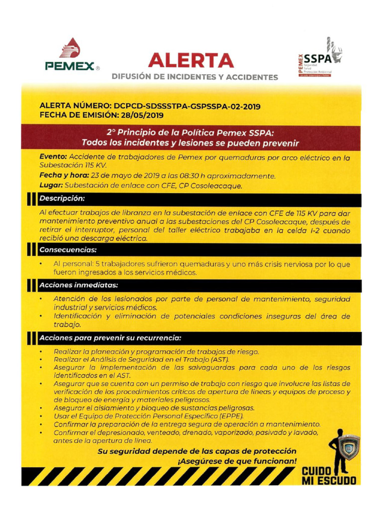4.-Alertas de Seguridad Jun 2019 Anexo 1 | PDF