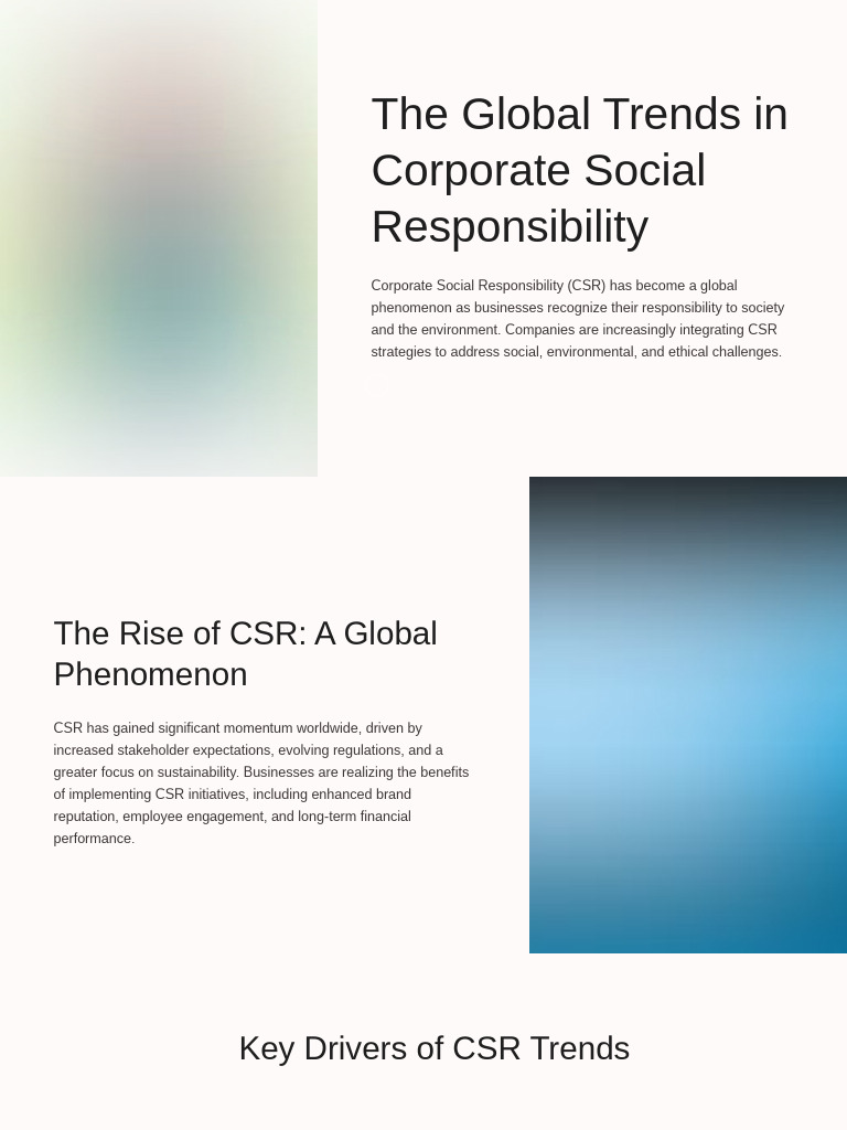 The Global Trends In Corporate Social Responsibility Pdf