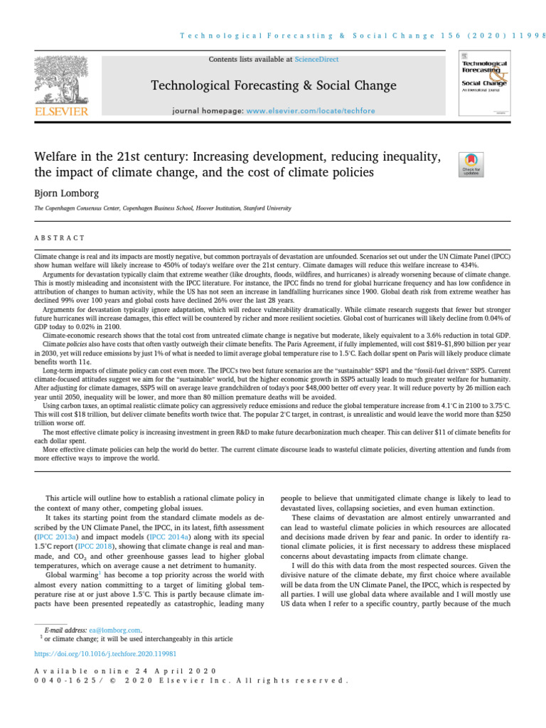 Welfare in the 21st Century_ Increasing Development, Reducing ...