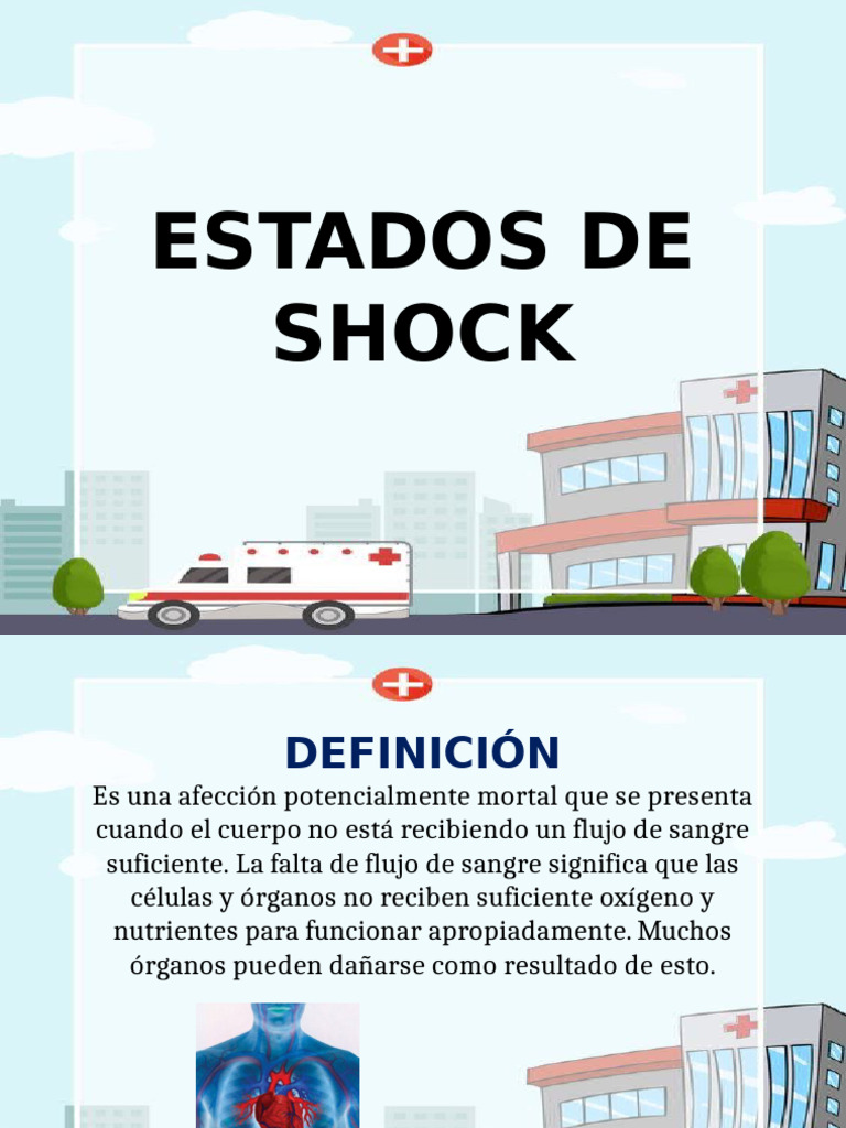 Estados de Shock | PDF | Corazón | Sistema cardiovascular