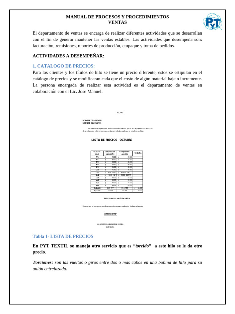 MANUAL DE VENTAS- PART 1 | PDF