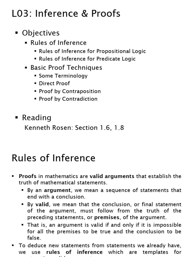 L03 Inference | PDF