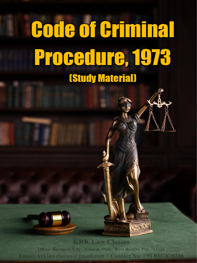 Study Material CrPC by KRK Law Classes | PDF