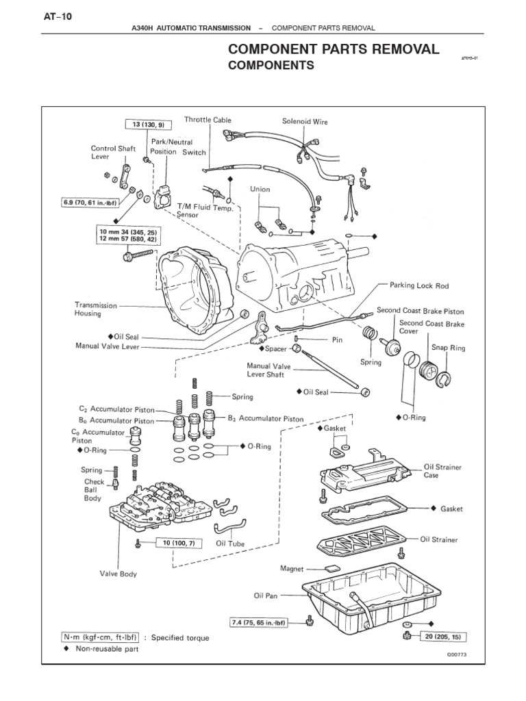 A340H Trans Dis-Assembly | PDF