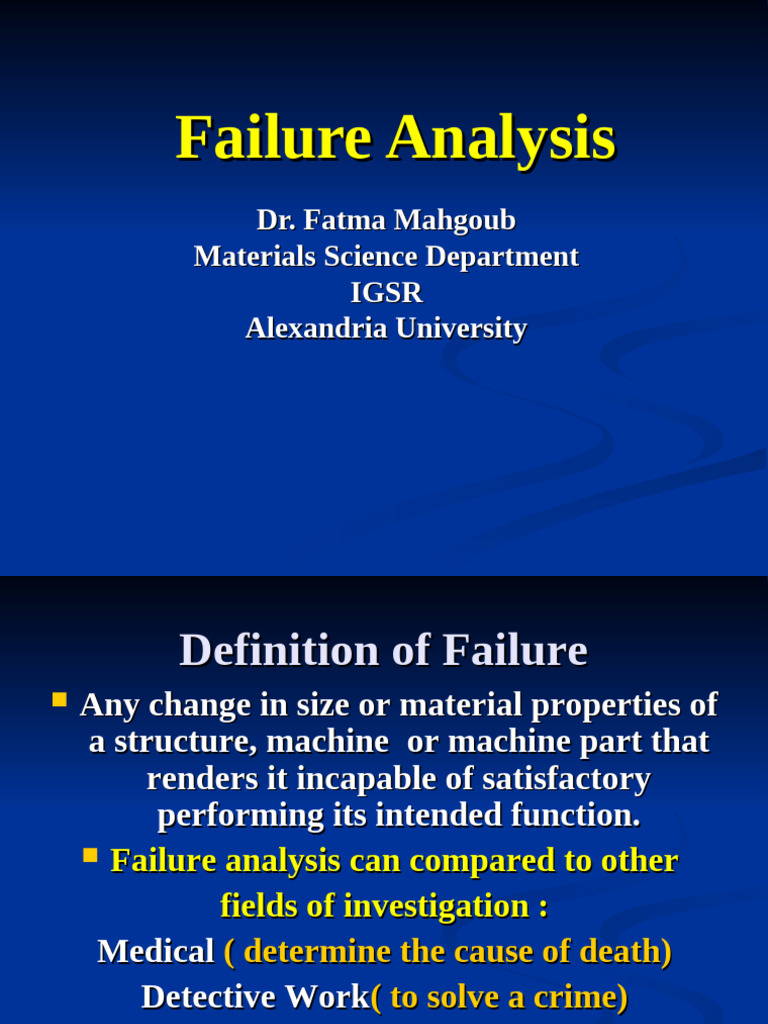 6-Failure Analysis | PDF