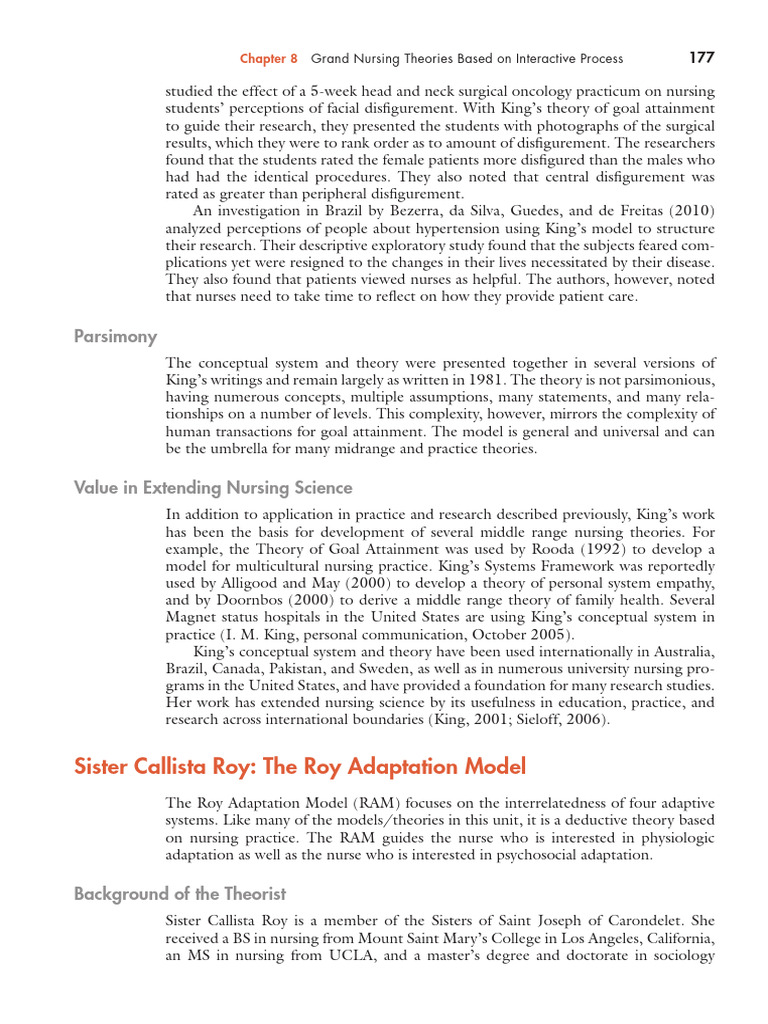 Roy and Watson Theory | PDF