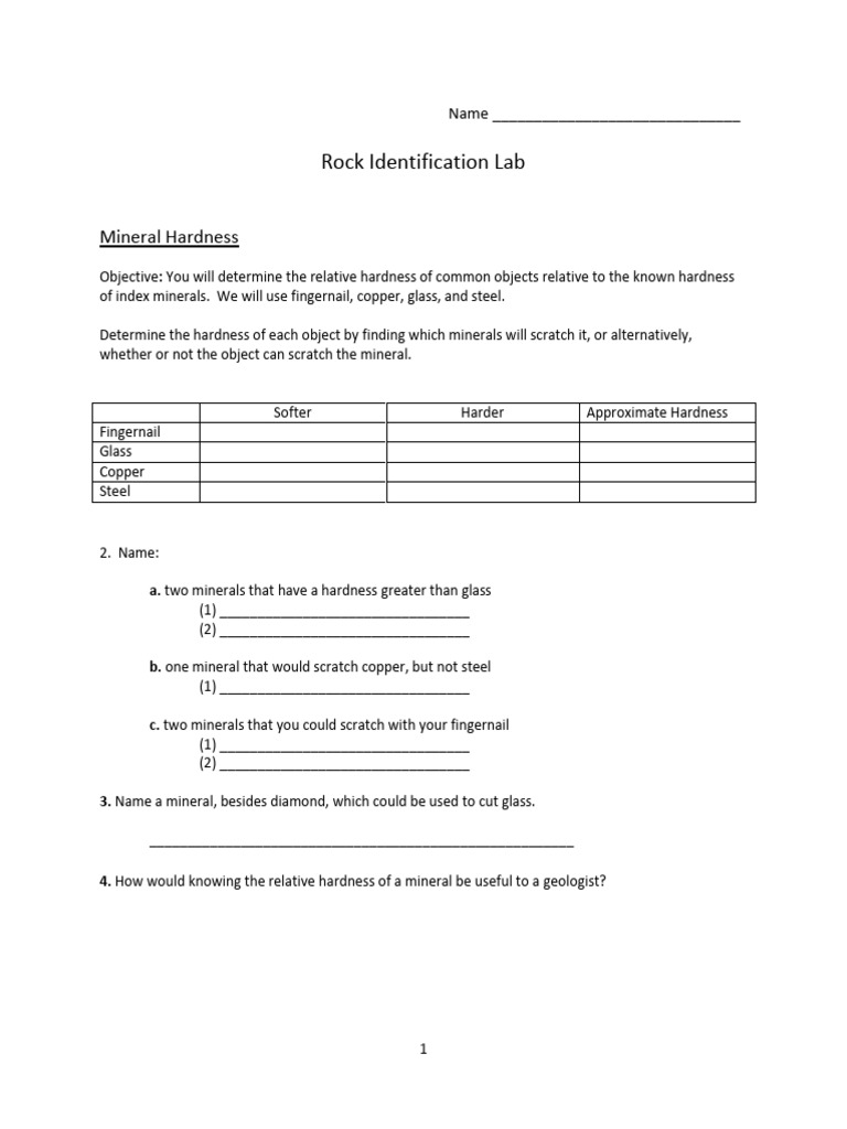 Rock Id | PDF