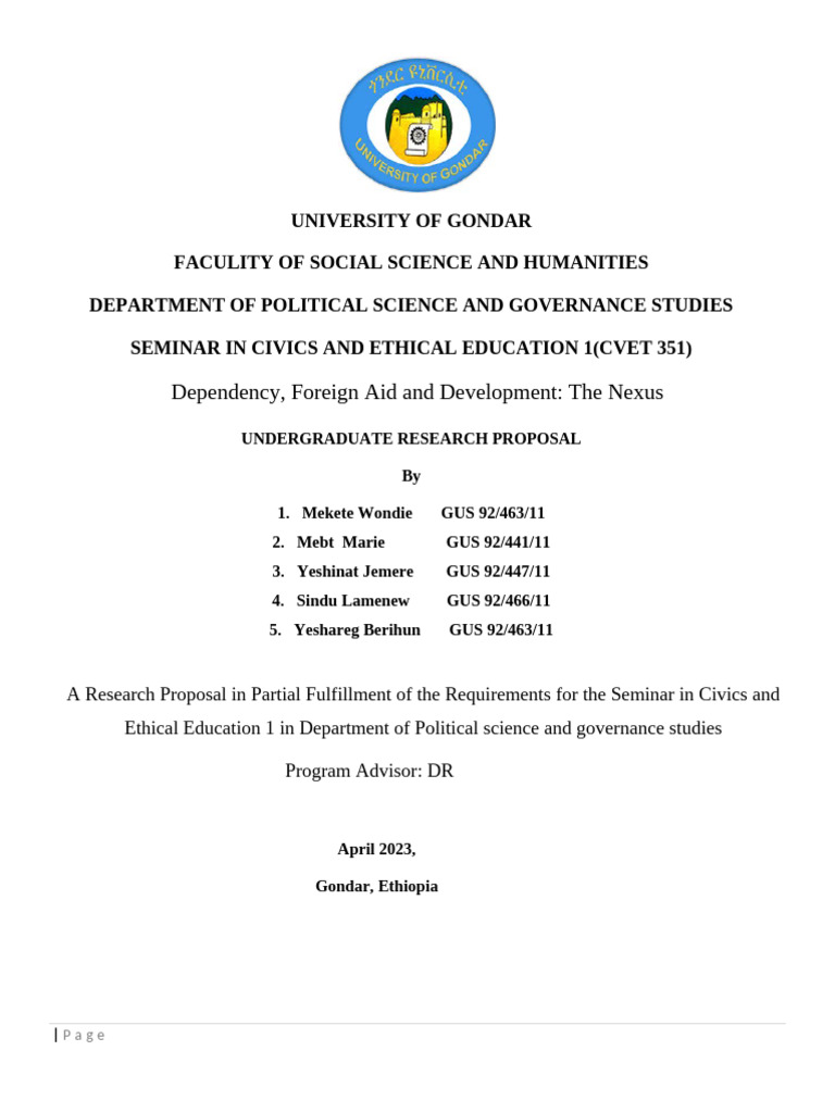 Foreign Aid, Dependency and Aid The Nexus Is Articulated | PDF | Aids ...