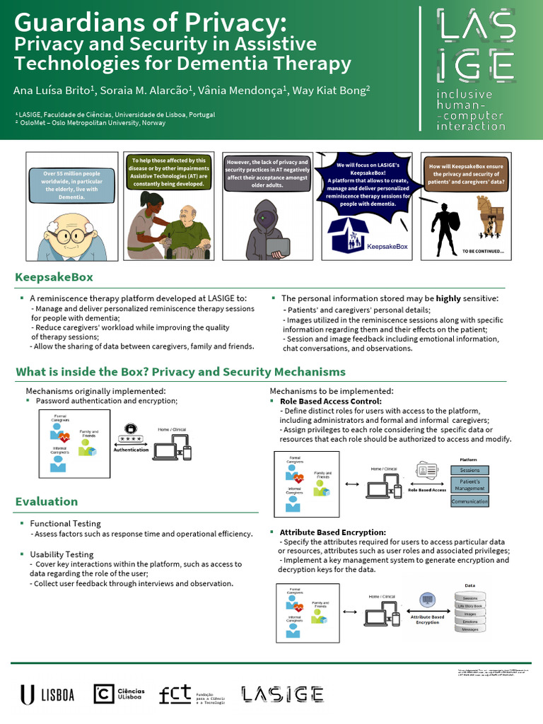 Poster MSC Privacy and Security in Assistive Technologies | PDF