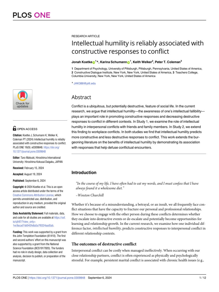 Intellectual Humility | PDF