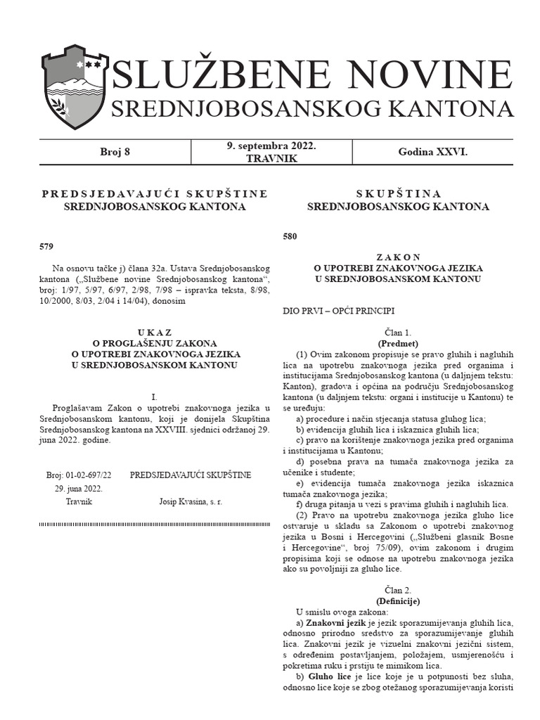 Slubene Novine SBK Br. 08-2022 | PDF