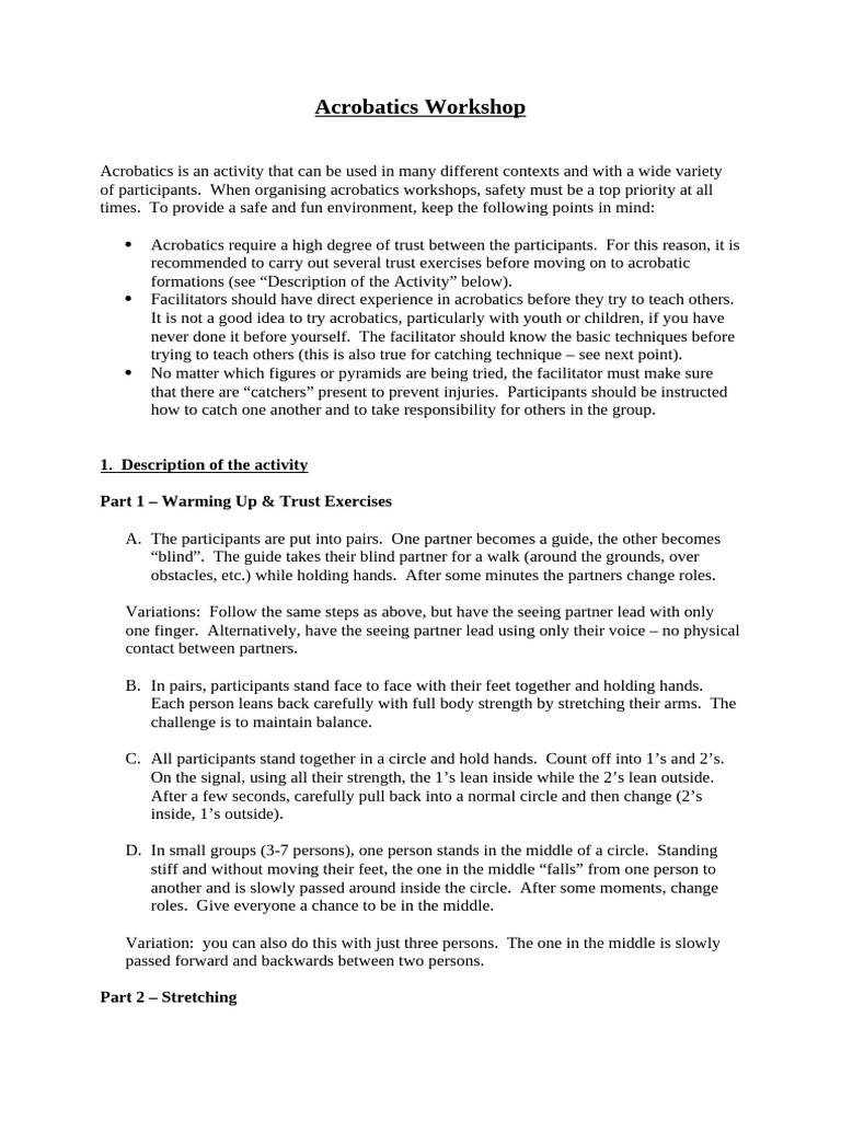 Acrobatics Download Final | PDF