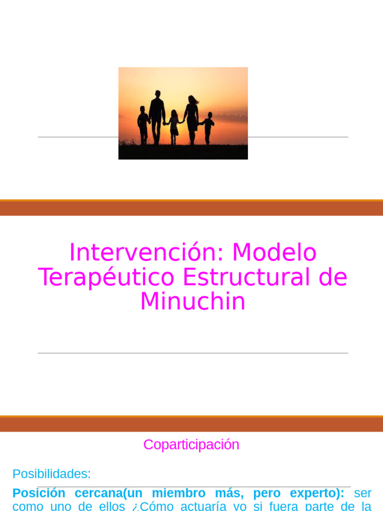 Intervencion Modelo Terapeutico Estructural de Minuchin | PDF | Terapia ...