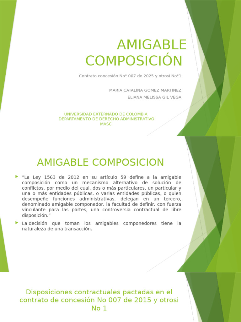 Amigable Composición | PDF