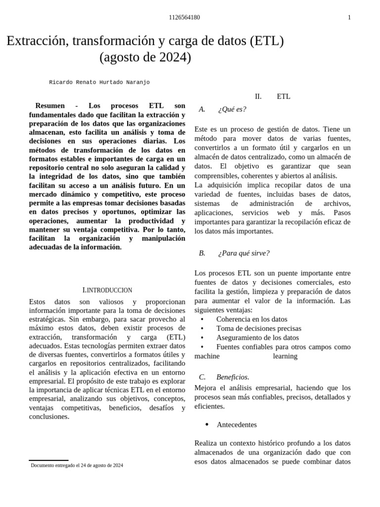 Formato Presentacion Documentos Normas Ieee | PDF