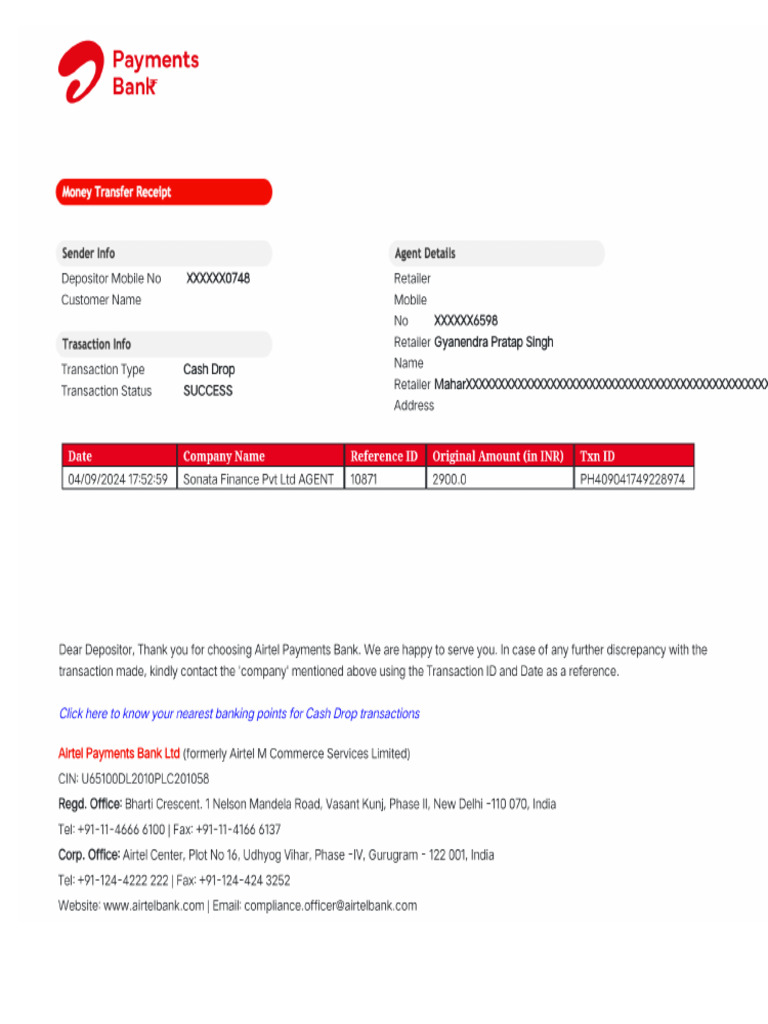 Reciept | PDF