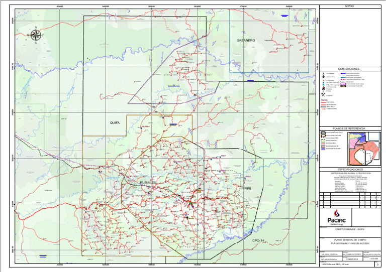 Mapa Rubiales y Quifa. | PDF