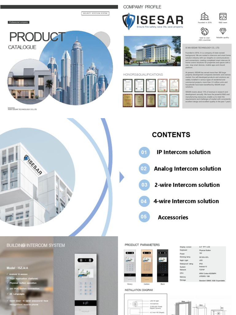 ISESAR Intercom Solutions 2024 Catalog | PDF | Computer Monitor ...