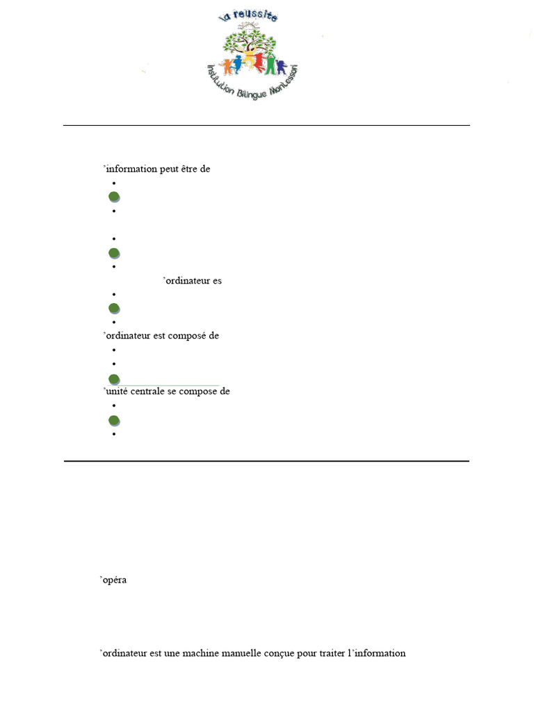 Encadrer La Bonne Réponse:: Exercice 1 | PDF