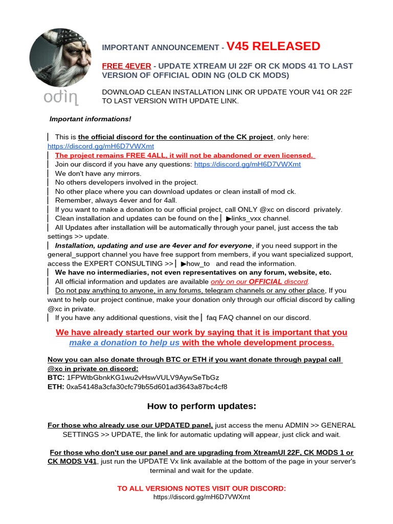 Odin Documentation | PDF