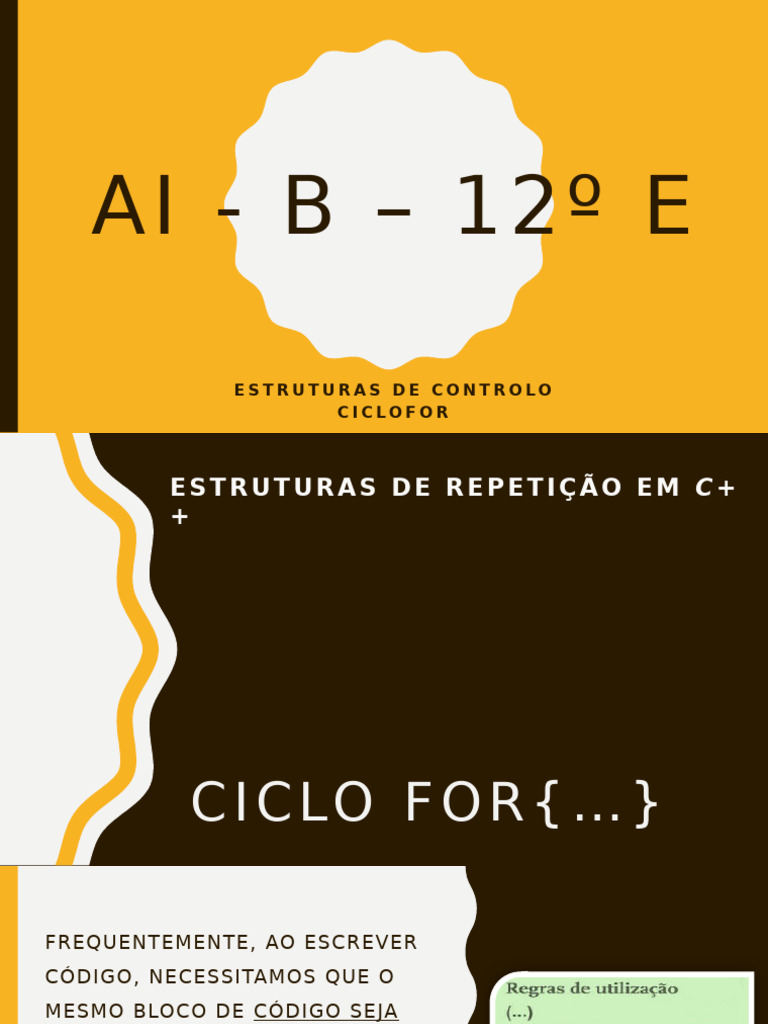 Estruturas de Repetição - For | PDF