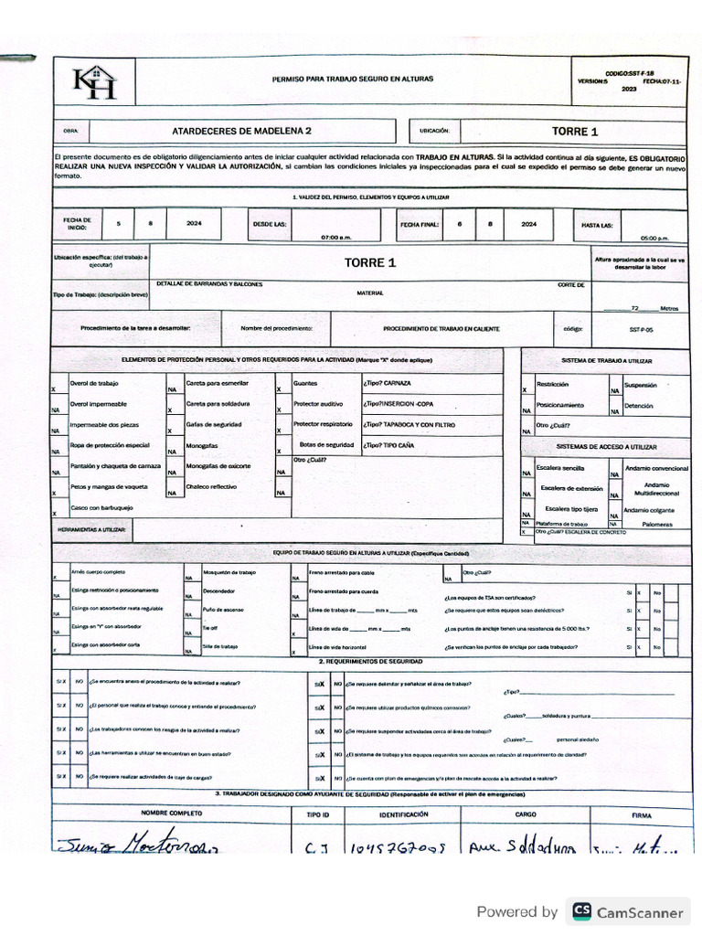01 Permiso KHV Agosto | PDF