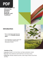 Tea Making Flowchart in 6 Steps | PDF