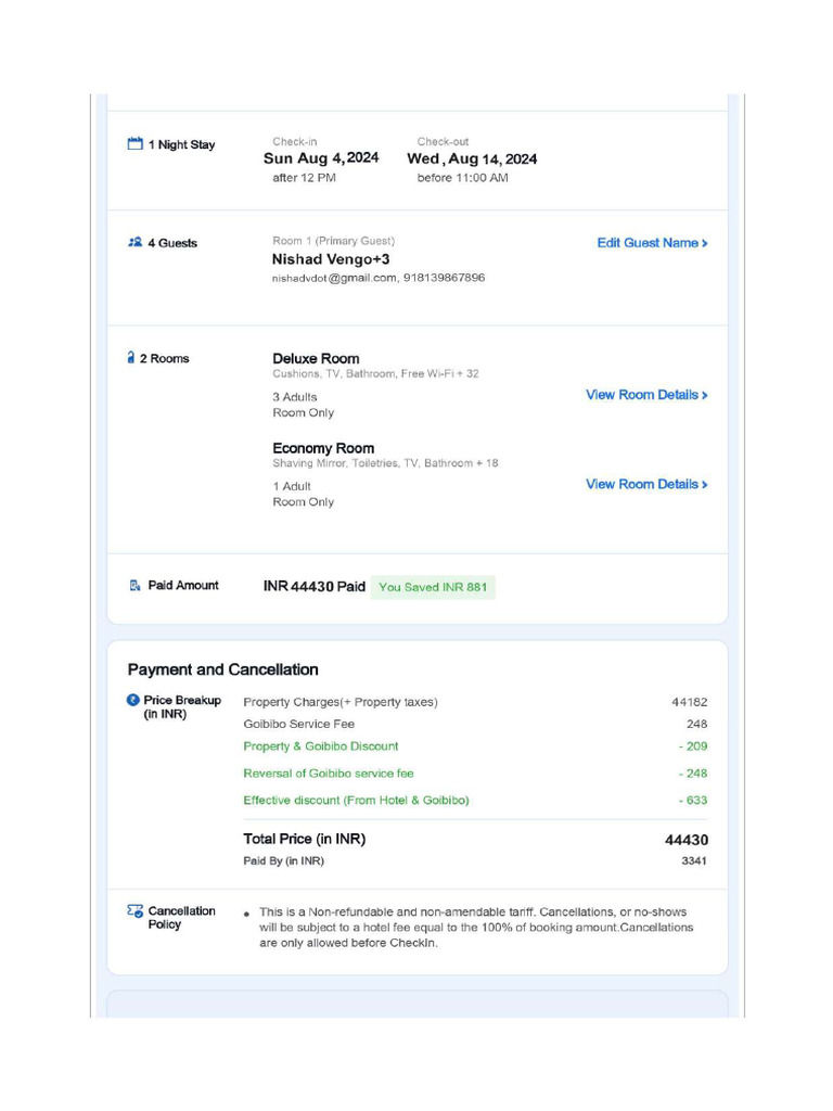 Booking Confirmation Voucher Images 1 | PDF