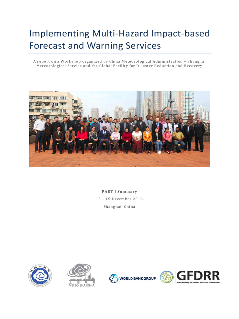 Implementing Multi Hazard Impact Based Forecast and Warning Services A Report On A Workshop ...