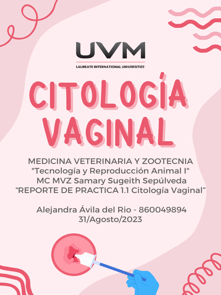 REPORTE DE PRACTICA 1.1 Citología Vaginal - Ale Avila (1) | PDF