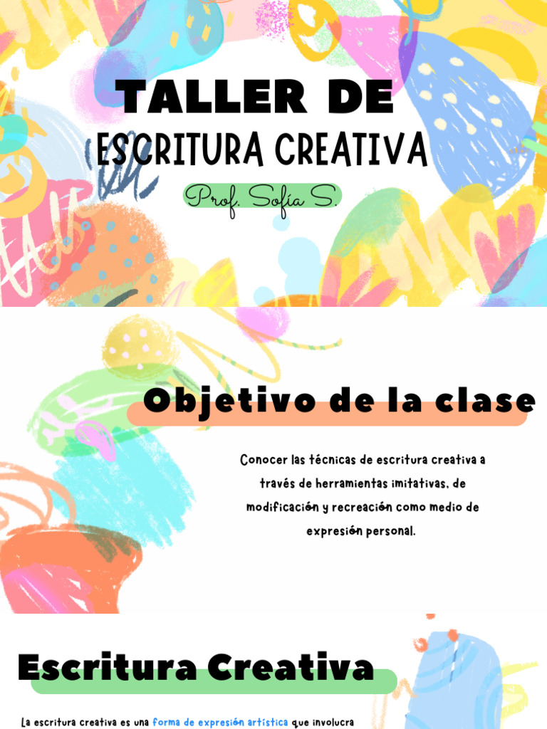 Taller de Escritura Creativa | PDF