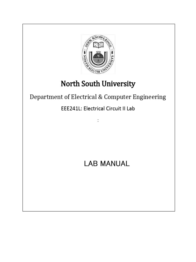 EEE241 Manual | PDF