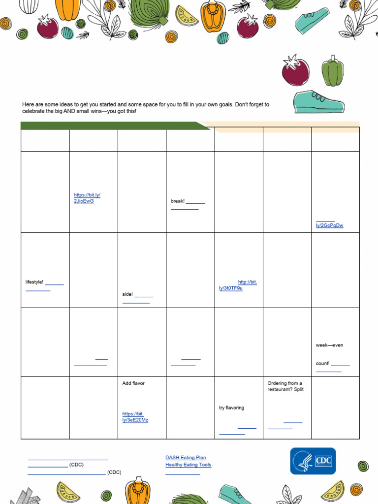 Healthy Lifestyle Goals Calendar-508 | PDF