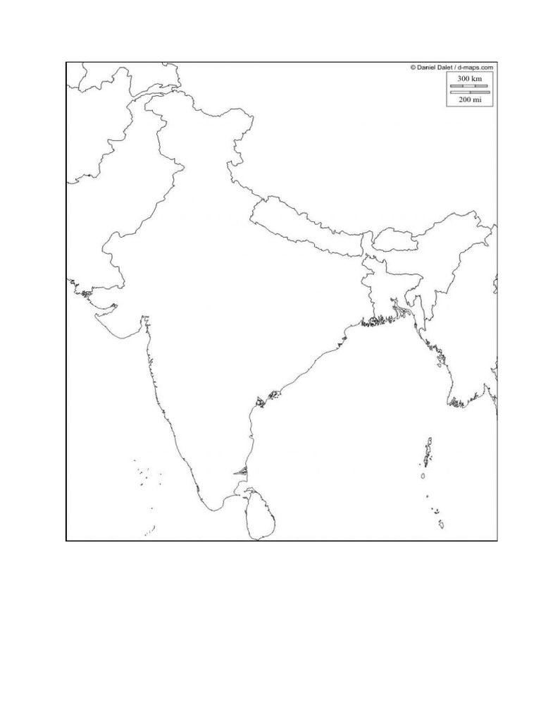 India Blank Map | PDF
