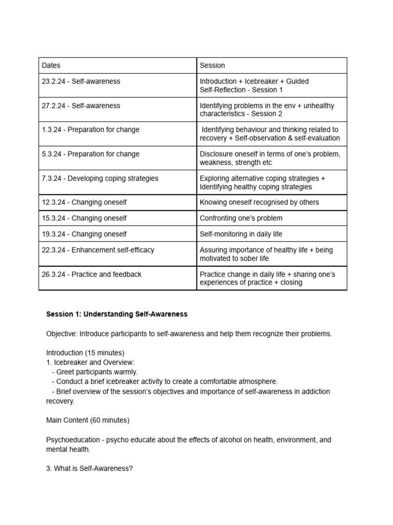 Intervention Plan | PDF