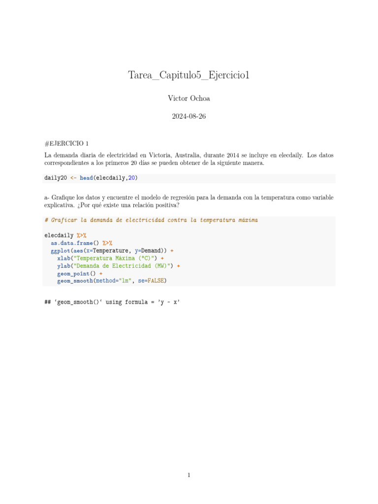 Tarea Capitulo5 Ejercicio1 | PDF