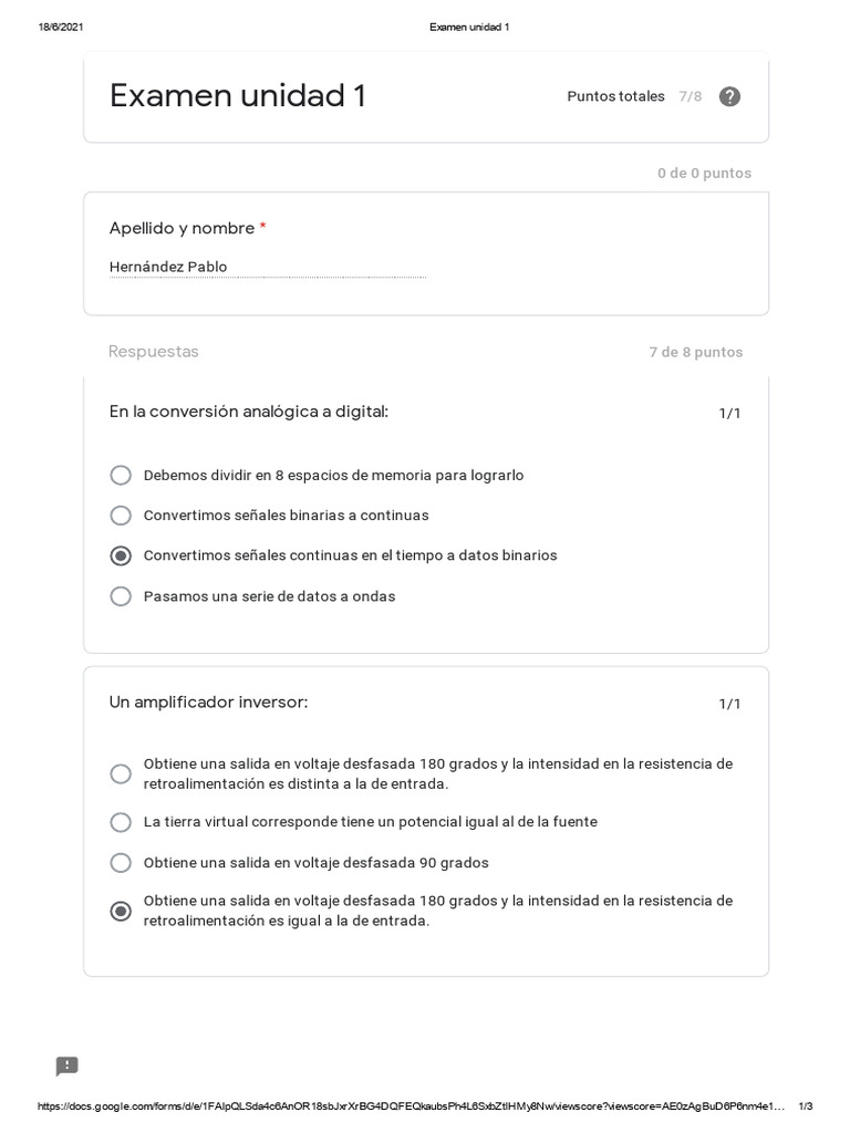 Examen Unidad 1 | PDF | Sensor | Tecnología