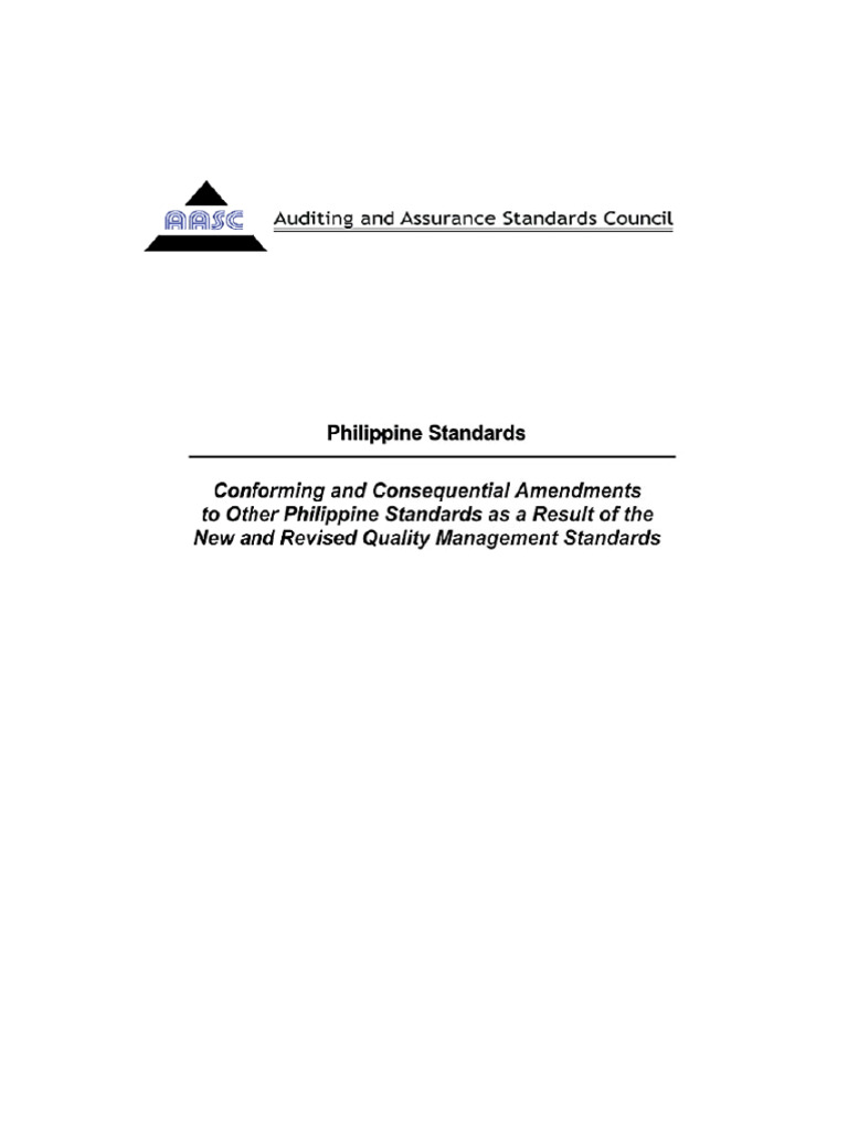 2022 47A Philippine Standards Conforming and Consequential Amendments ...
