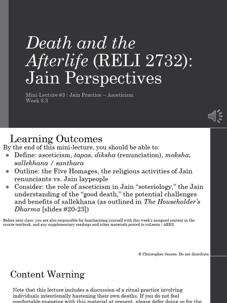 RELI 2732 (Week 8.3) - Jainism - Practice | PDF